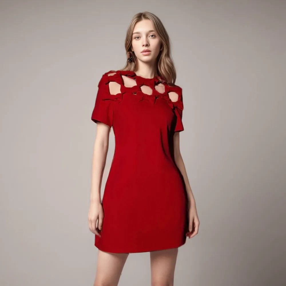 Upgrade Your Style with Our Elegant Bowknot Dress - Perfect for Casual ...